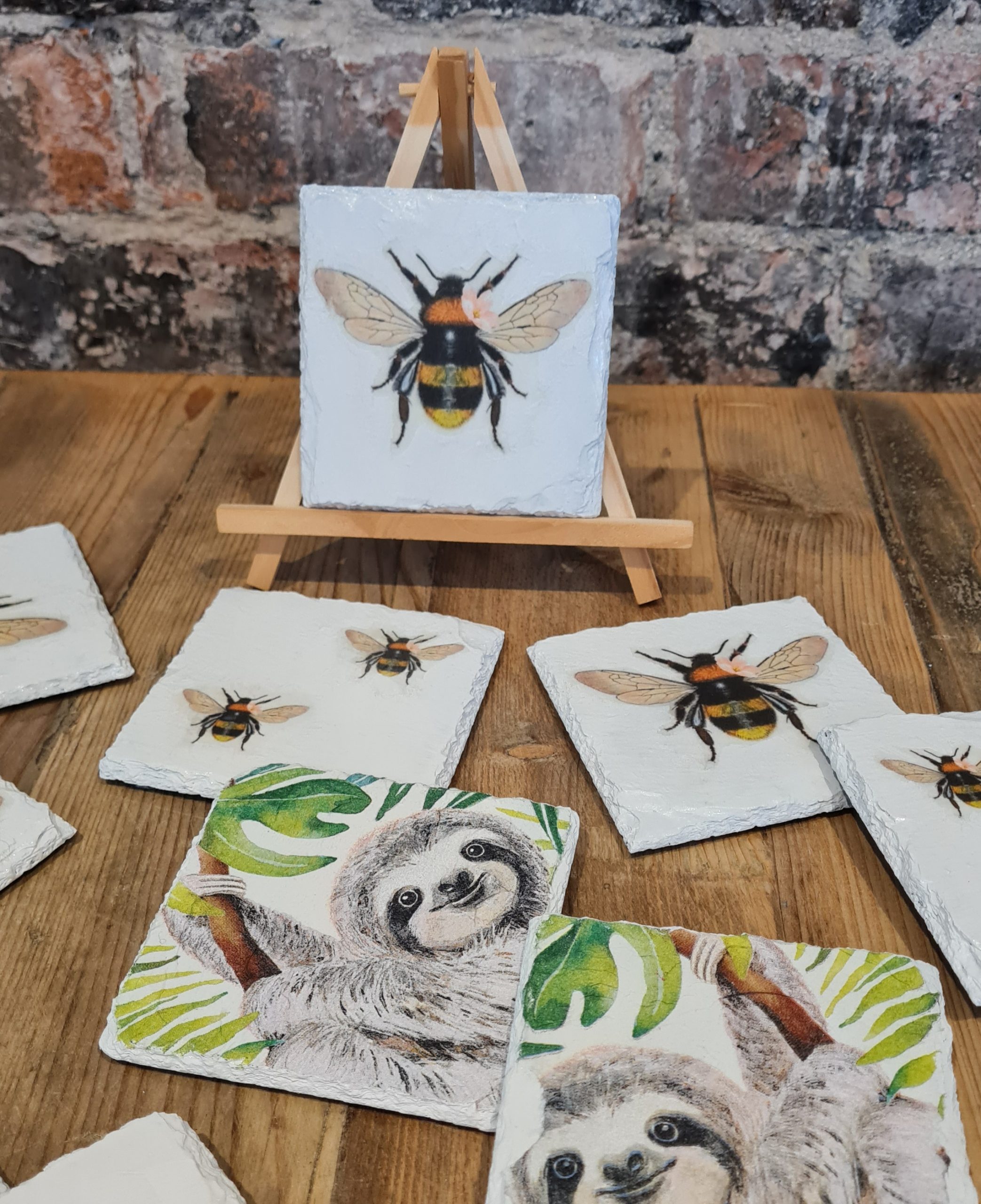 Introductory Decoupage Workshop with Slate Coasters